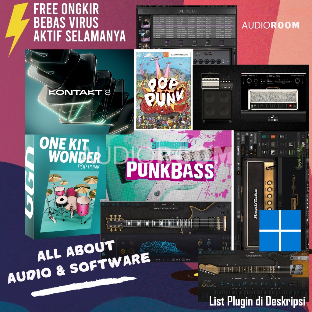 Jual Paket POP PUNK Plugin Starter Pack 2025 ( Full Activated ) | Shopee Indonesia
