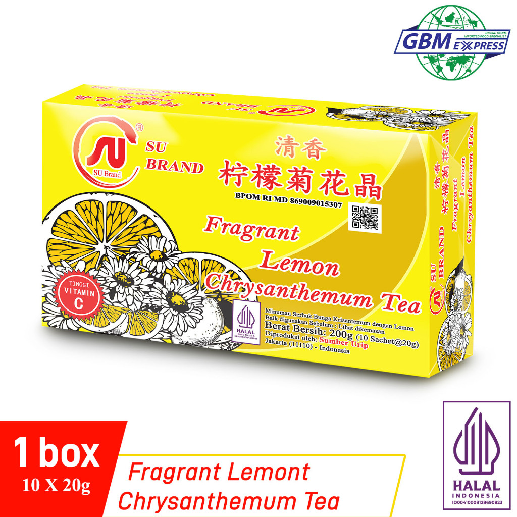 Jual SU Brand Fragrant Lemon Chrysanthemum Tea Membantu Redakan Panas ...