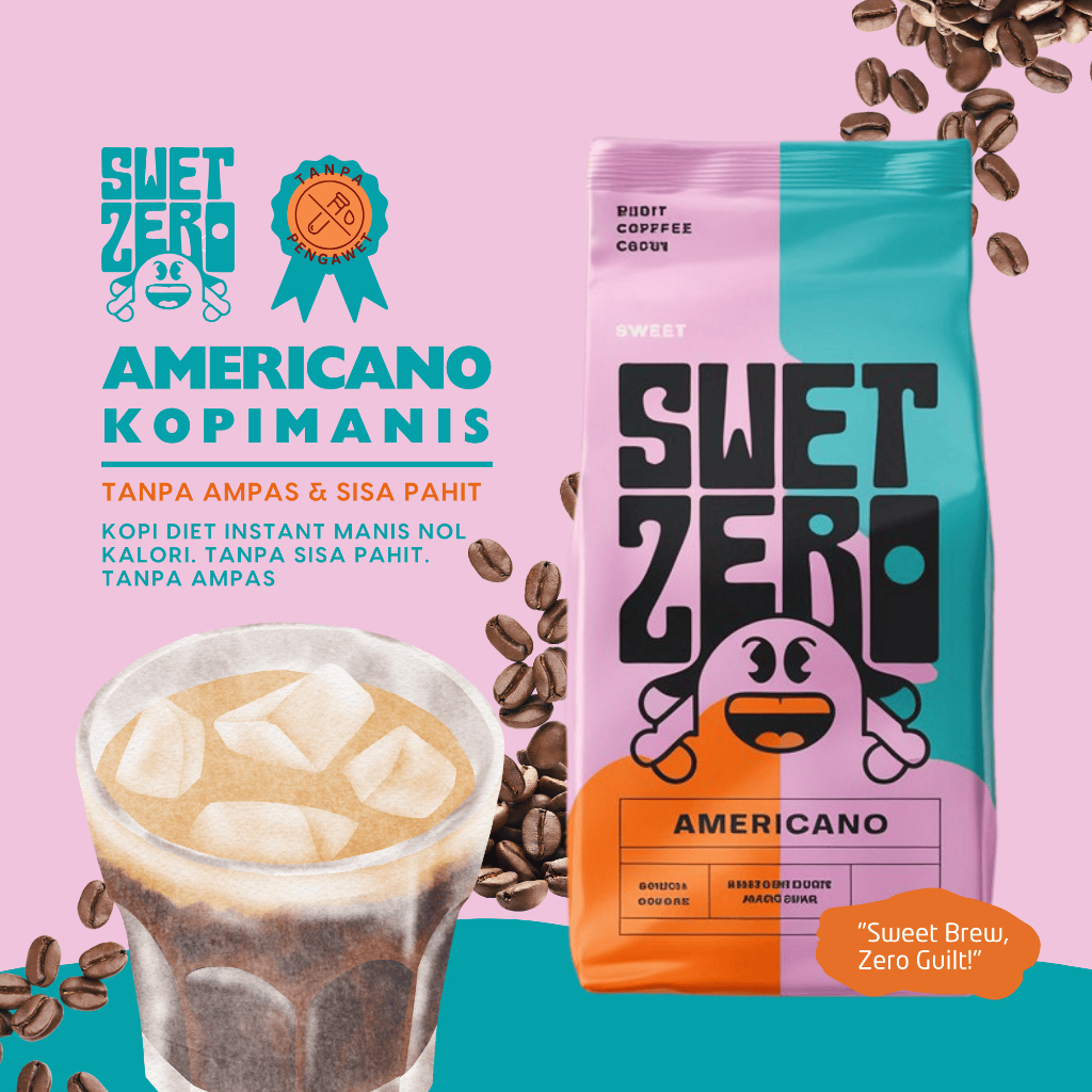 Jual HUXLEY Zero Sweet Americano - Kopi Hitam Murni Tanpa Kalori ...