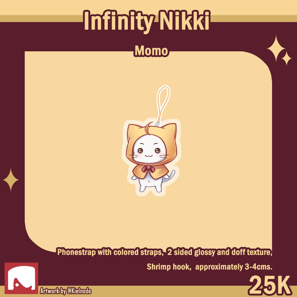 Jual Infinity Nikki Momo Phonestrap Fanmerch | Shopee Indonesia