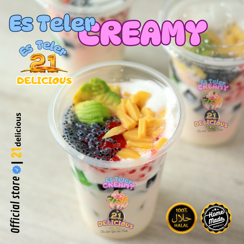 Jual Es Teler Sultan / Es Teler Creamy 21delicious | Shopee Indonesia