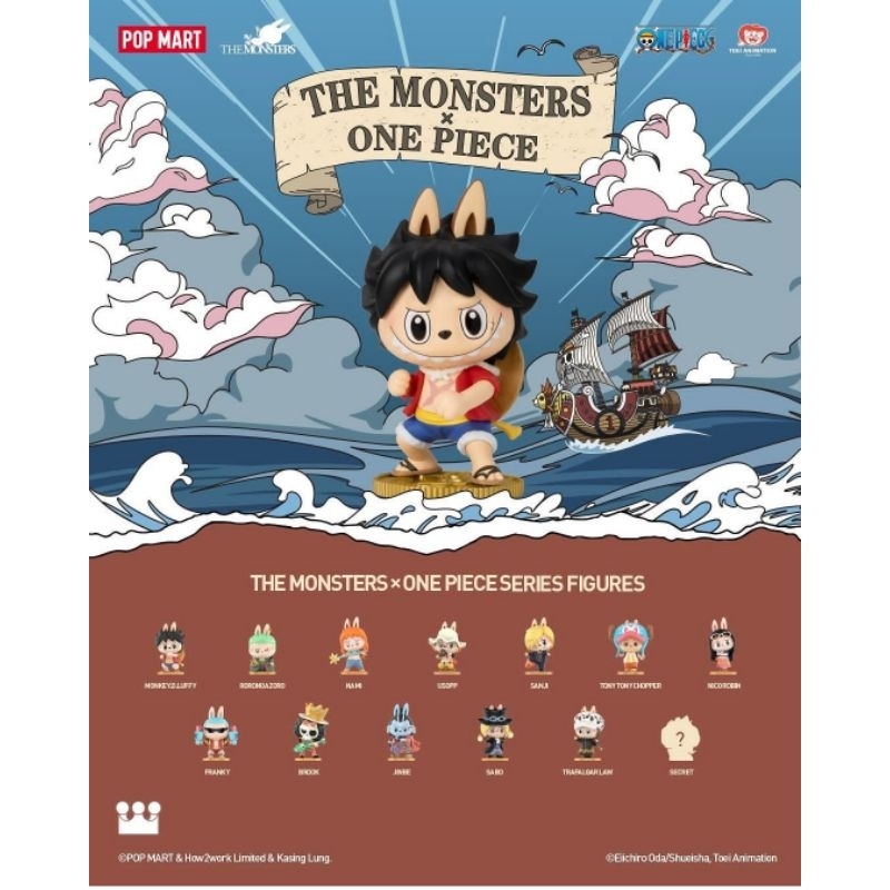 Jual Popmart The monsters x One Piece Series Figurs Original | Shopee Indonesia