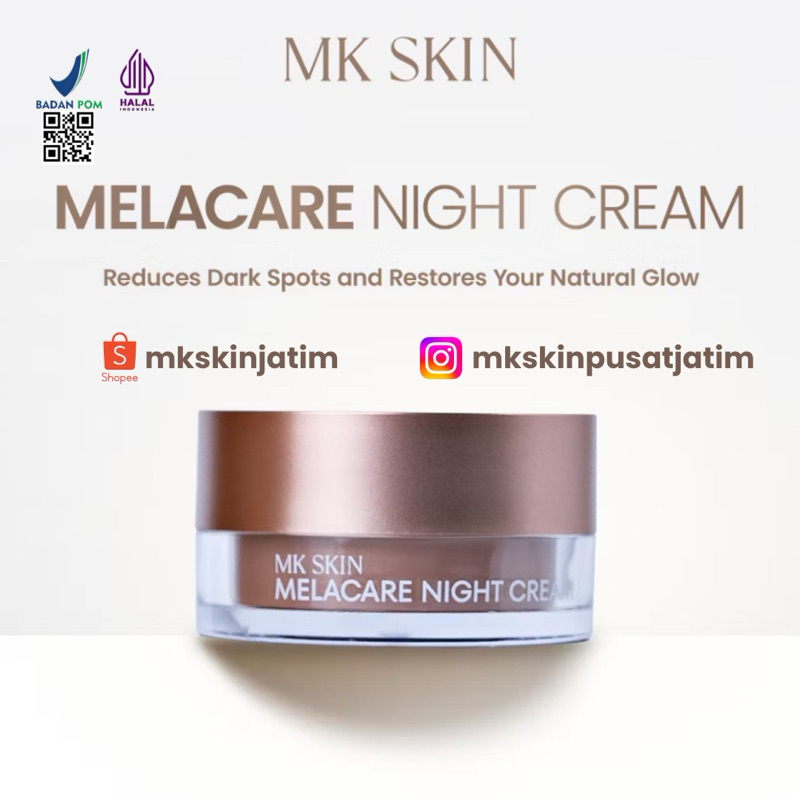 Jual MK SKIN MELACARE NIGHT CREAM ORIGINAL | Shopee Indonesia