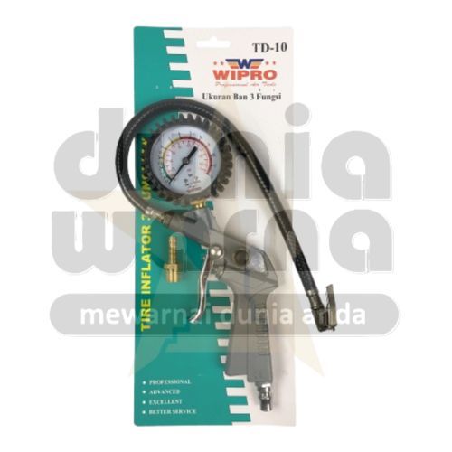 Jual Wipro TD10/TD-10 Alat Pompa Angin Ban Air Inflator Kompresor 3 Fungsi | Shopee Indonesia