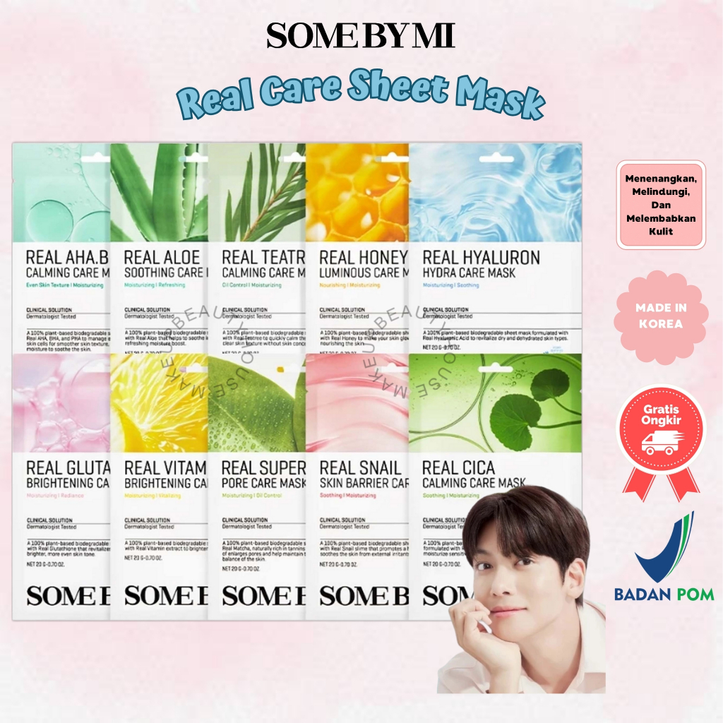 Jual SOMEBYMI Real Care Sheet Mask 20g | Shopee Indonesia