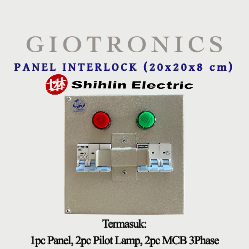 Jual Panel Box / Panel interlock untuk PLN GENSET 3 Phase LENGKAP MCB ...