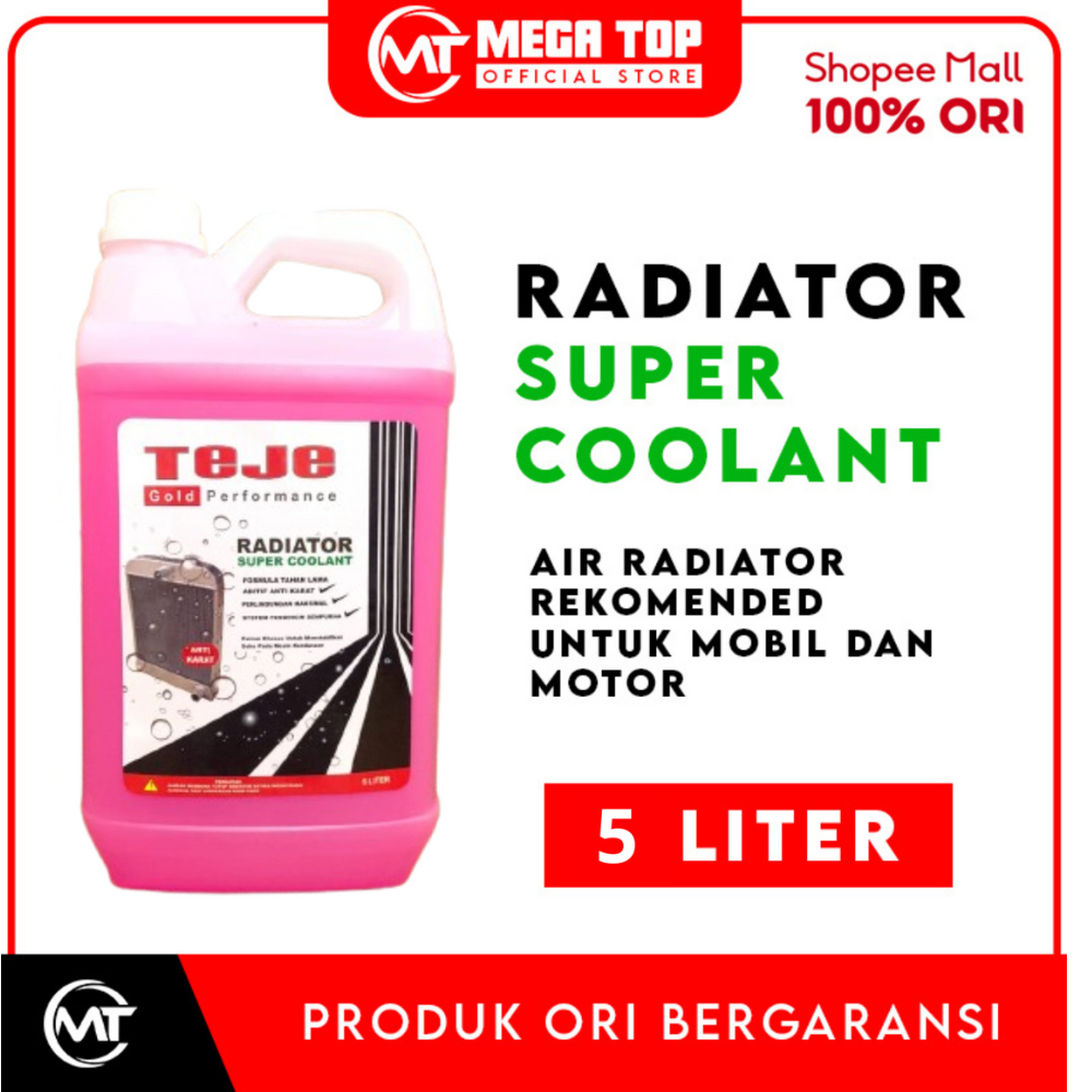 Jual TEJE Air Radiator 5 Liter Hijau / Merah | Shopee Indonesia