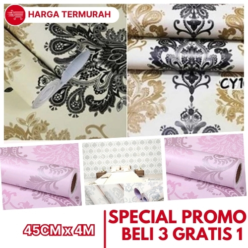 Jual PAKET PROMO Wallpaper Dinding Batik Walpaper Dinding Batik ...