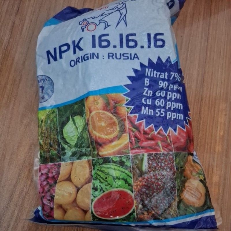 Jual Pupuk NPK 16 16 16 Pak tani 1kg original pack | Shopee Indonesia