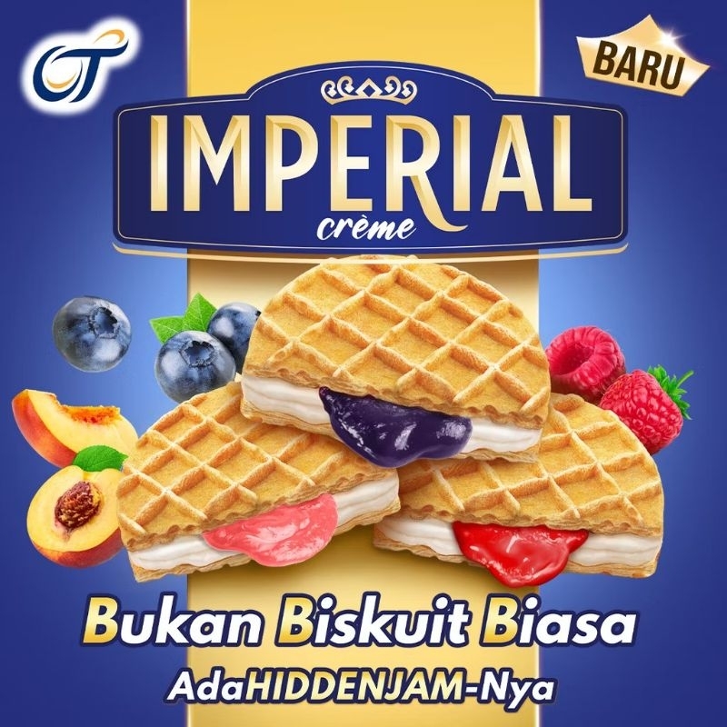 Jual Biskuit Imperial creme dengan Selai dan Krim (1Box isi 10+1pcs ...