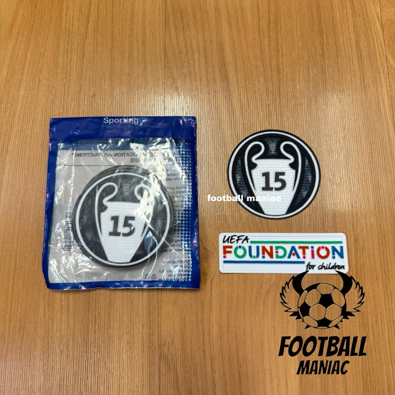 Jual Patch Original Champions League Defending Champion 15 + Foundation ...