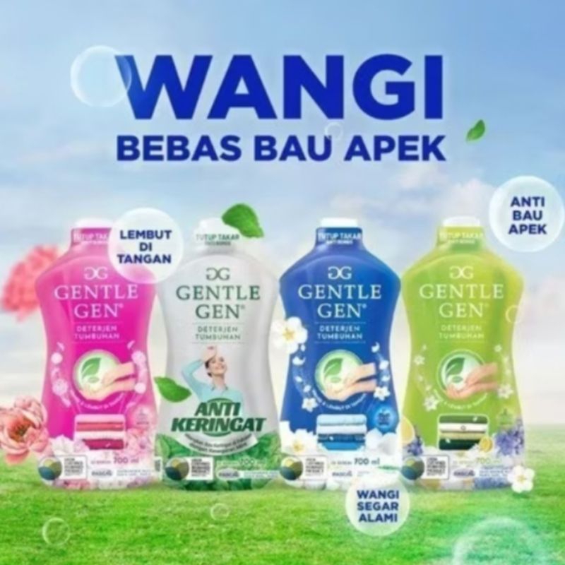 Jual GENTLE GEN Deterjen Cair Botol 700ml | Shopee Indonesia