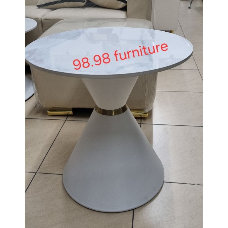 Jual Meja Tamu Sudut Import - Coffee Table - meja sudut Bulat Kecil ...