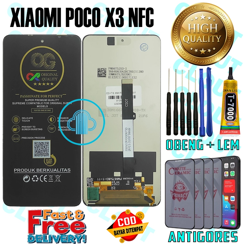 Jual LCD TOUCHSCREEN XIAOMI POCO X3 NFC LAYARSENTUH ORIGINAL ORI ALL ...