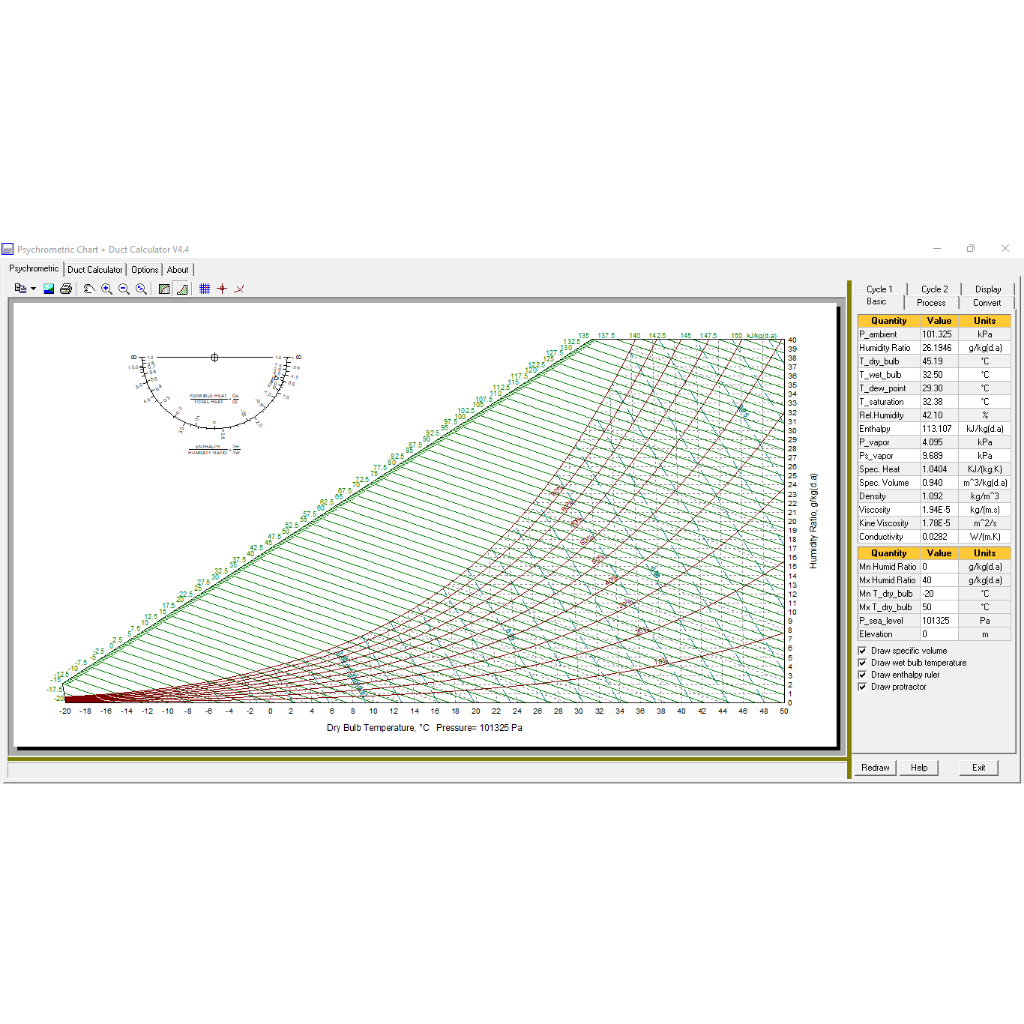Jual Software Psychrometric Chart + Duct Calculator | Shopee Indonesia