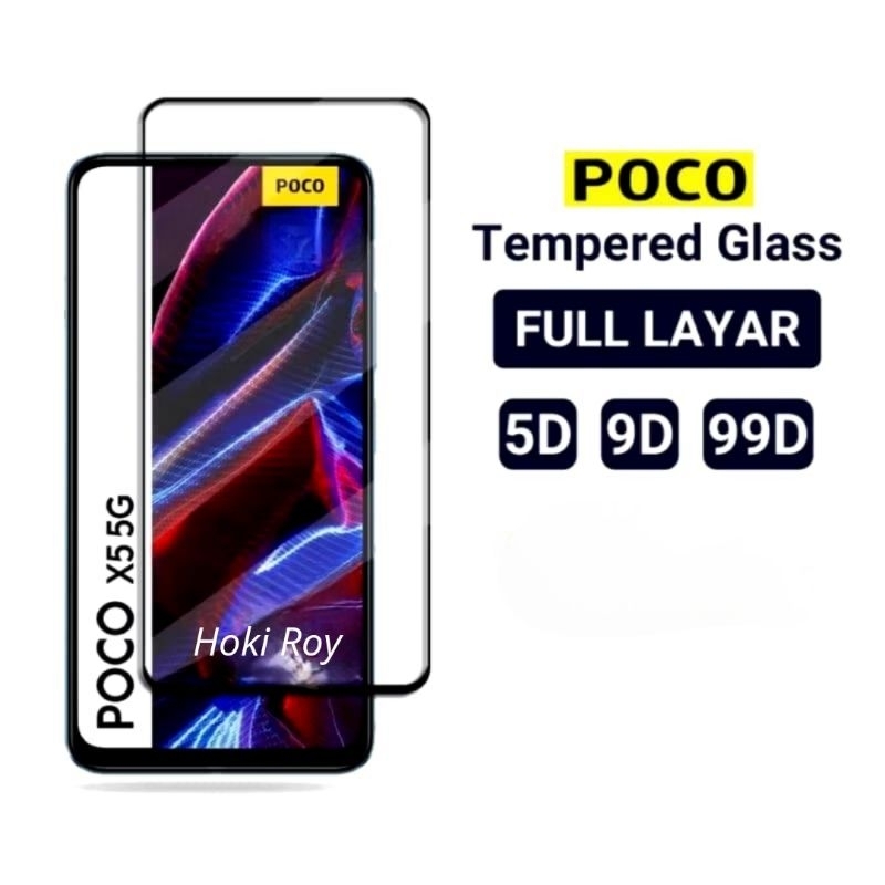 Jual Tempered Glass Full Layar 9D Xiaomi Poco X7 5G X7 Pro 5G X6 5G X6 Pro 5G X5 5G X5 Pro 5G X4 ...