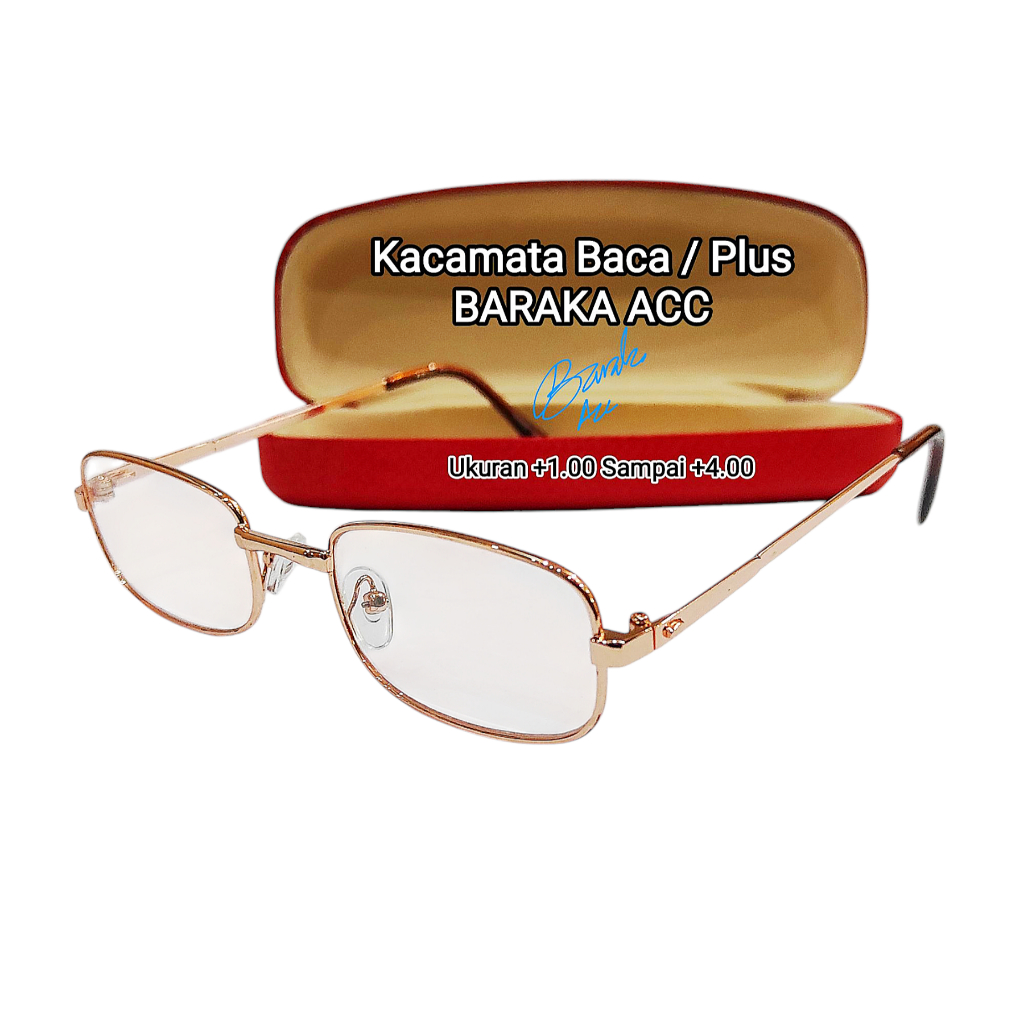 Jual Kacamata Baca Baraka Acc Frem Besi - Model Terbaru | Shopee Indonesia
