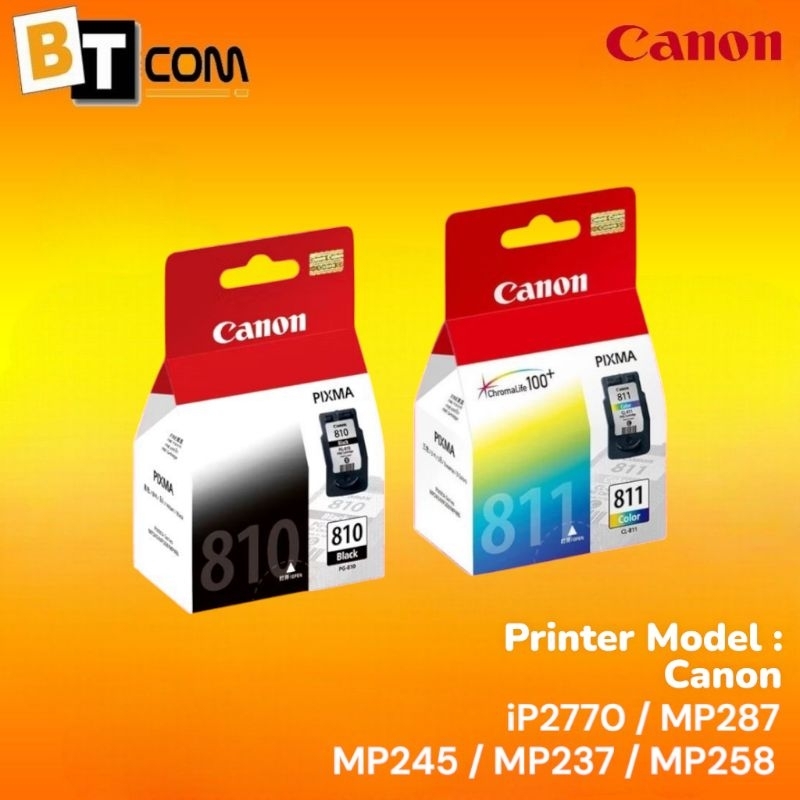 Jual 1 Set Tinta Cartridge Canon PG-810 & CL-811 for ip2770 mp287 mp245 ...