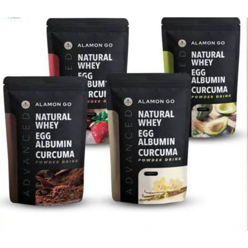 Jual ALAMON GO GAIN Kombinasi Whey, Egg Albumin, Curcuma.Varian Rasa ...