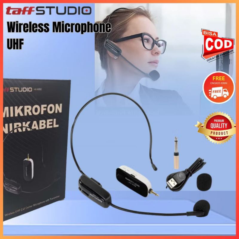 Jual Mic bando wireless JB voice mic headset microphone imam | Shopee ...
