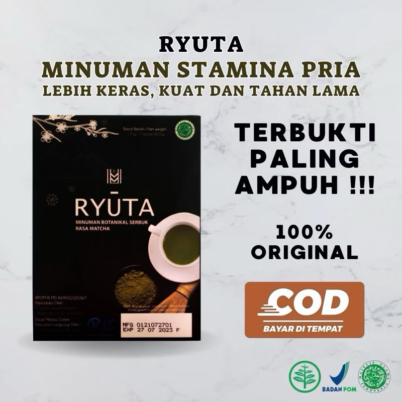 Jual RYUTA Teh Kesehatan Khusus Pria Dewasa Penambah Durasi Tahan Lama Teh Herbal | Shopee Indonesia