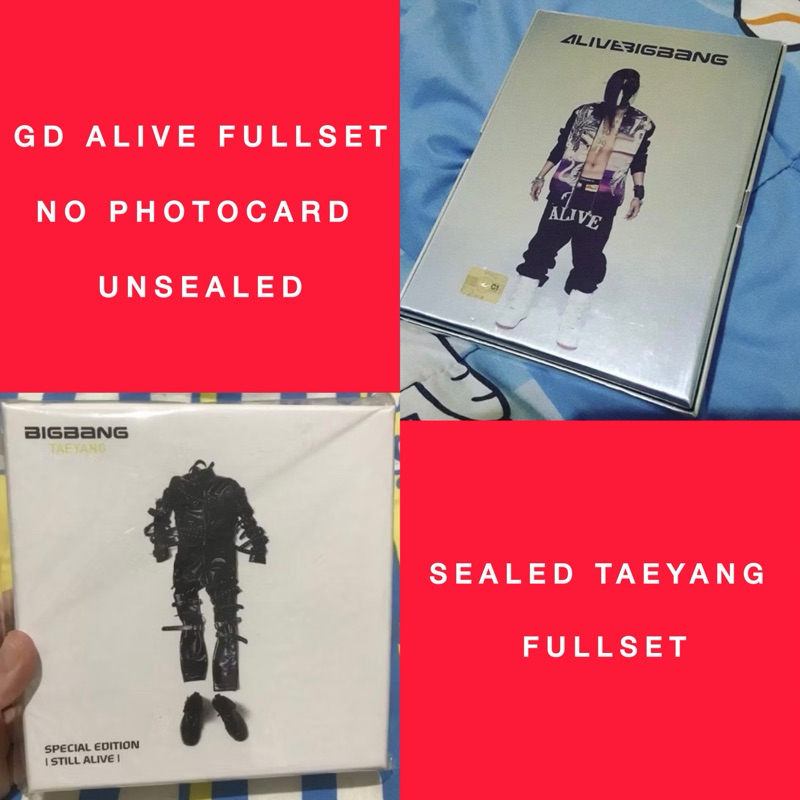 Jual BIG BANG ALIVE STILL ALIVE SPECIAL ED CD ALBUM GD G-DRAGON TAEYANG ...