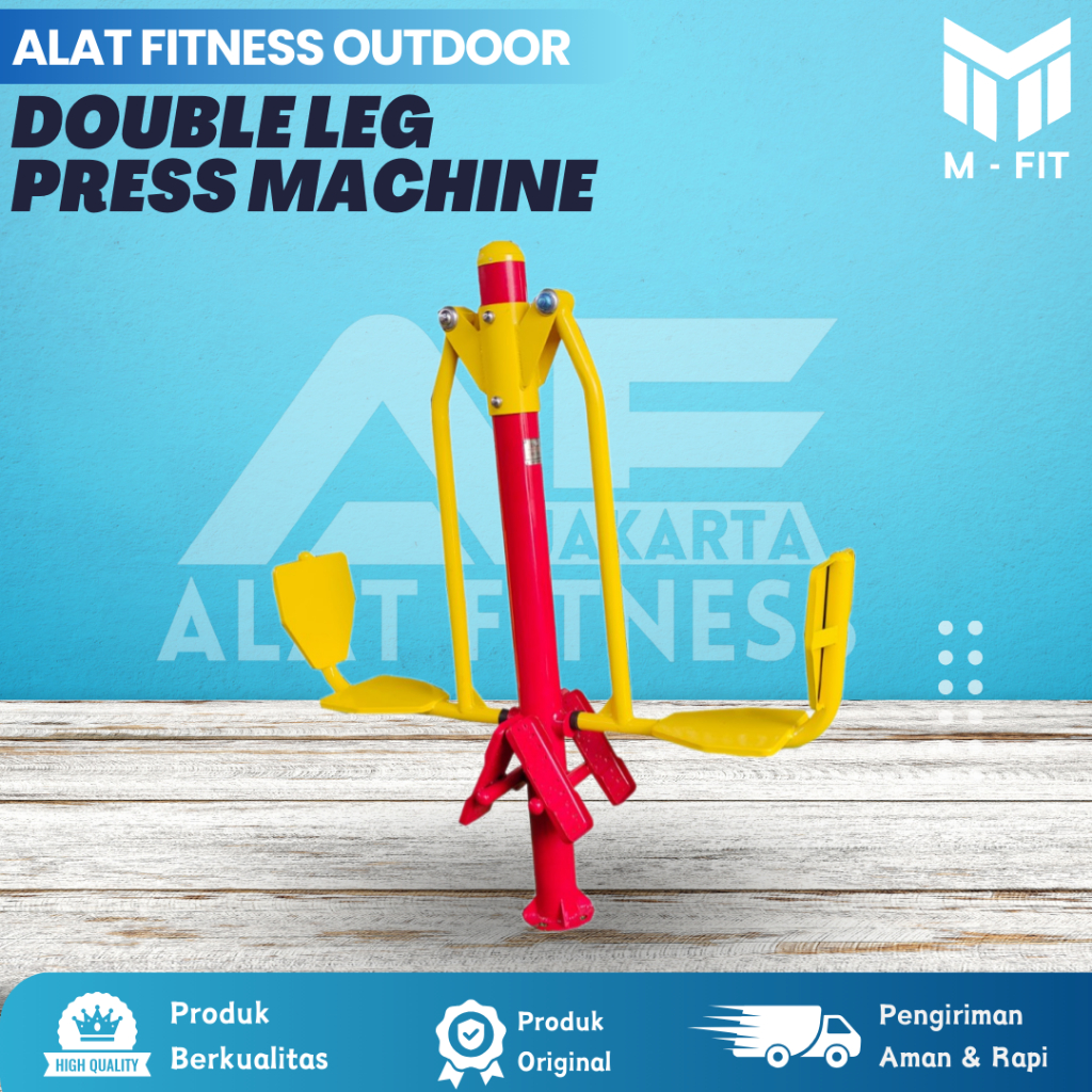 Jual Alat Fitness Outdoor Double Leg Press Machine Alat Olahraga ...