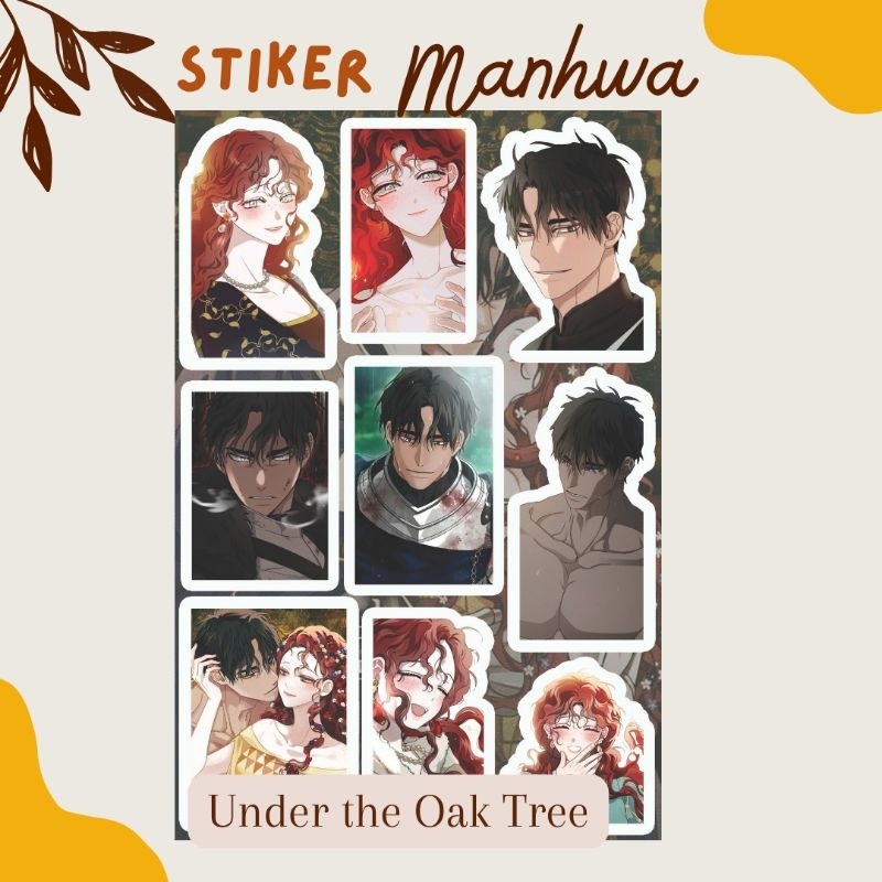 Jual Sticker Manhwa A6 Waterproof Under the Oak Tree Riftan Calypse ...