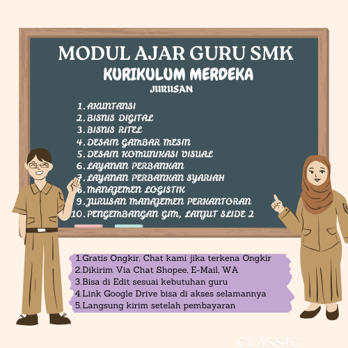Jual [PAG-SMK] MODUL AJAR SMK KURIKULUM MERDEKA-PAKET PER JURUSAN ...