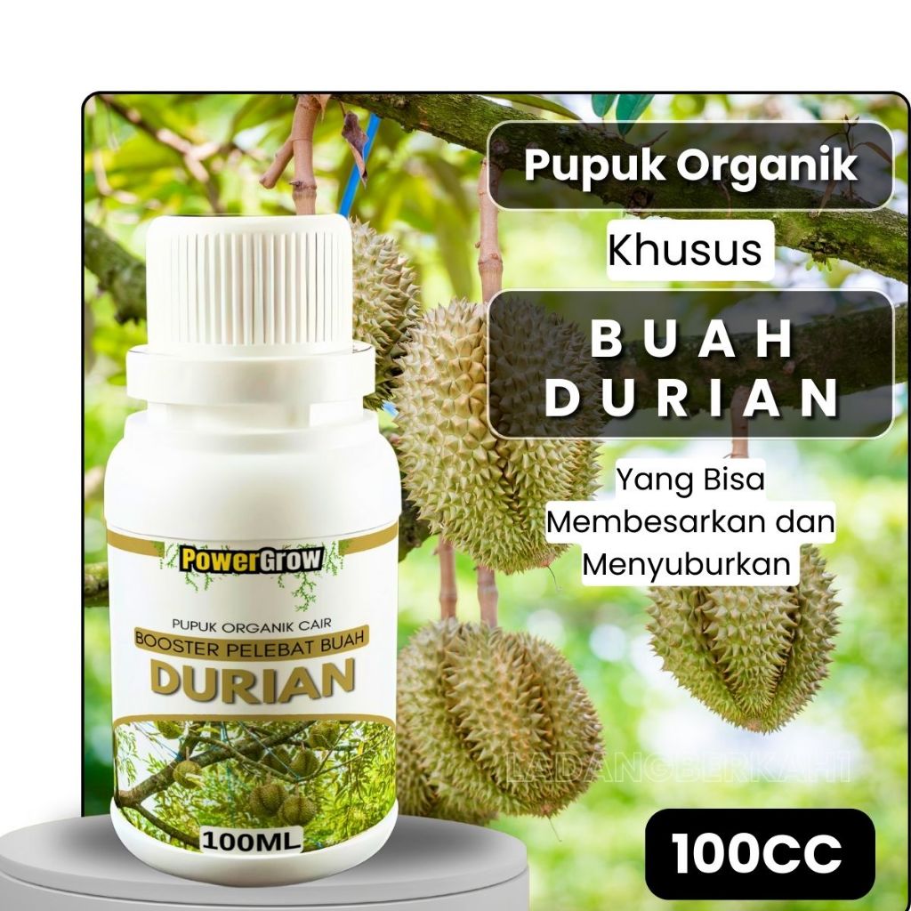 Jual Pupuk Durian Pembesar Buah Penyubur Tanaman Booster Perangsang Pertumbuhan Bunga Dan Buah ...