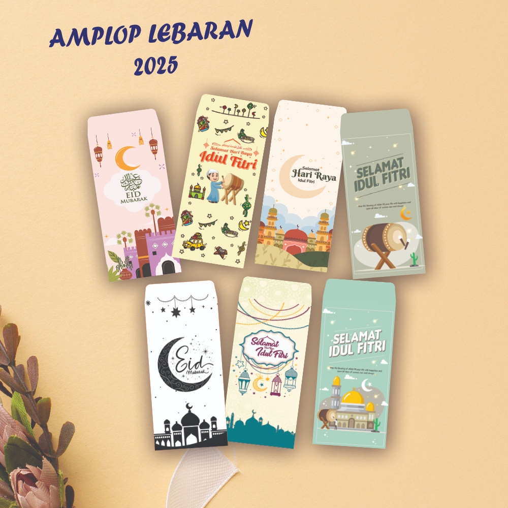 Jual Amplop Lebaran Unik Angpao Idul Fitri Eid mubarak Happy Eid Amplop ...