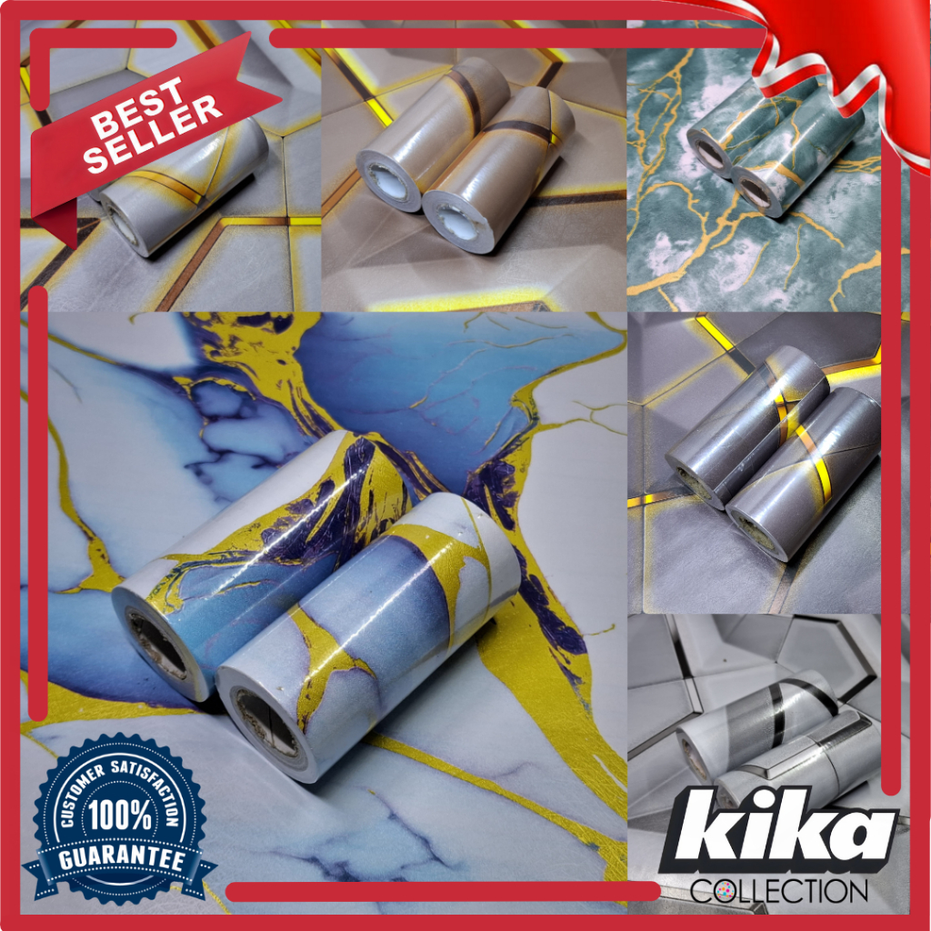Jual Border List Wallpaper Motif Marmer 10cm x 10m Sticker Dekorasi ...