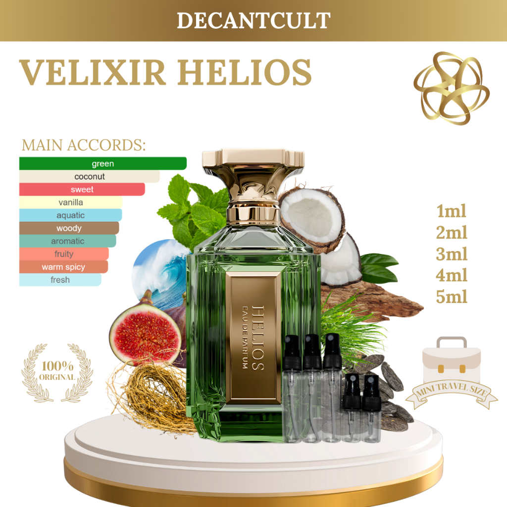Jual DECANT Parfum Velixir Helios EDP | Shopee Indonesia