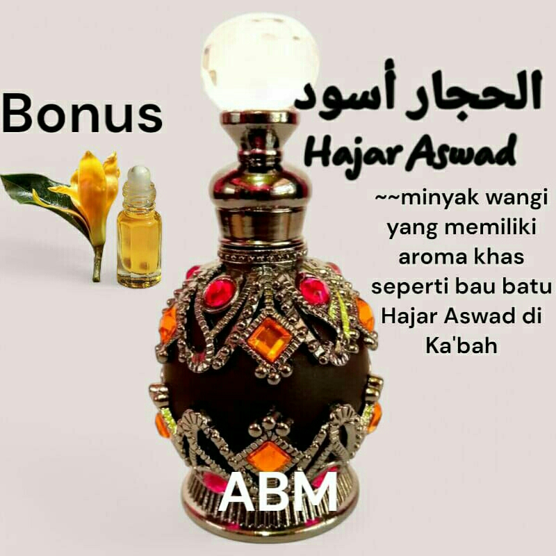Jual minyak wangi parfum misk hitam botol bulat kaca | Shopee Indonesia