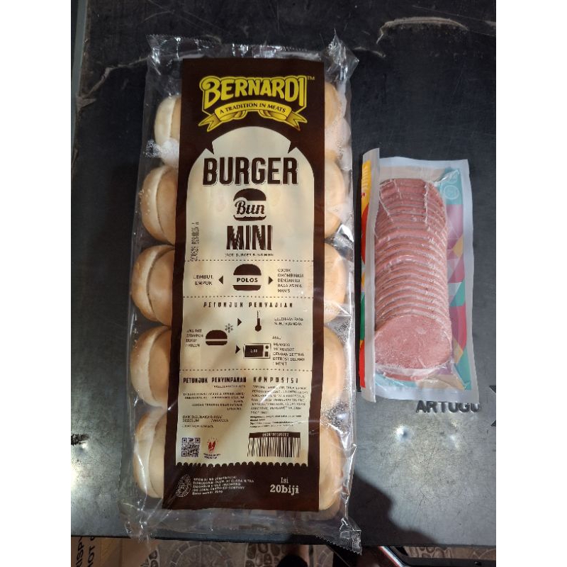 Jual BERNARDI ROTI BURGER MINI ISI 20+BEEF MINI VITALA (PAKET HEMAT ...
