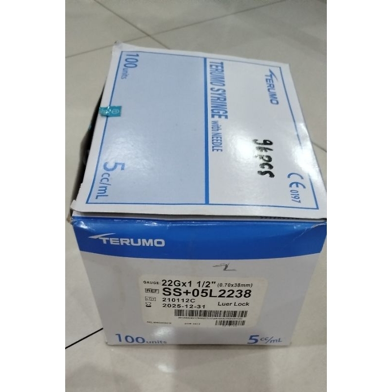 Jual Terumo spuit syringe 5cc (96pcs) | Shopee Indonesia