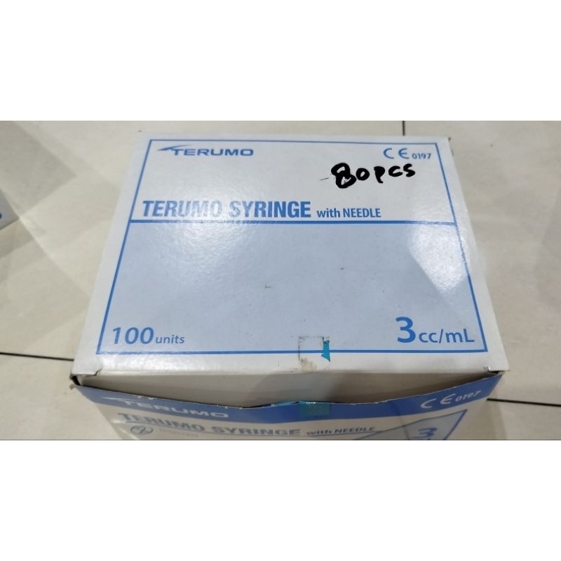 Jual Terumo spuit syringe 3cc (80pcs) | Shopee Indonesia