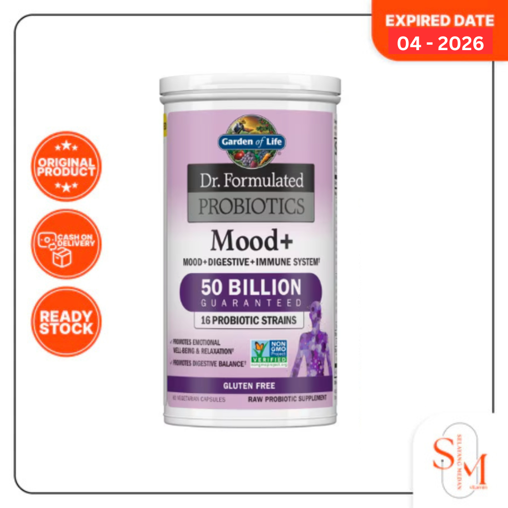 Jual Garden of Life Dr Formulated Probiotic Mood+ 60Vcaps - Probiotik ...