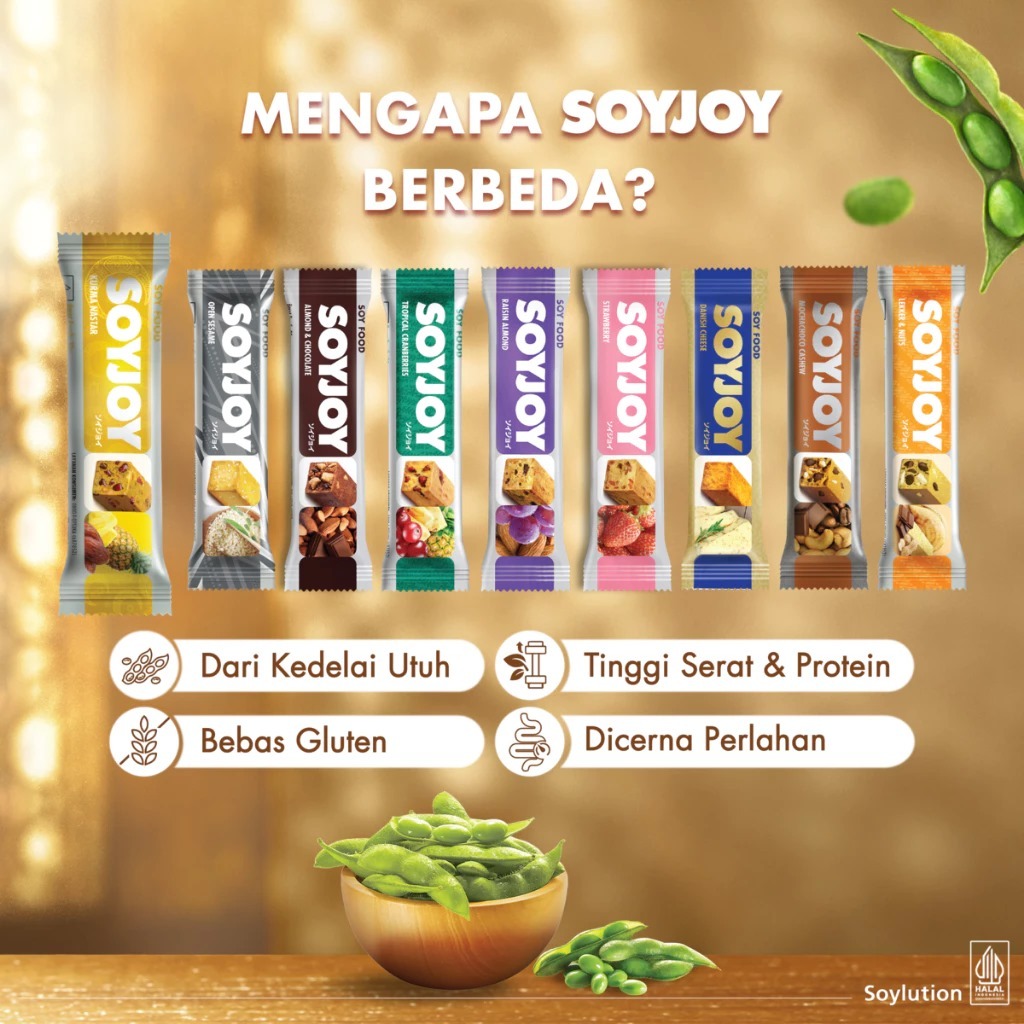 Jual SOYJOY All Varian 1 BOX (12Pcs) FREE PACKING | Shopee Indonesia