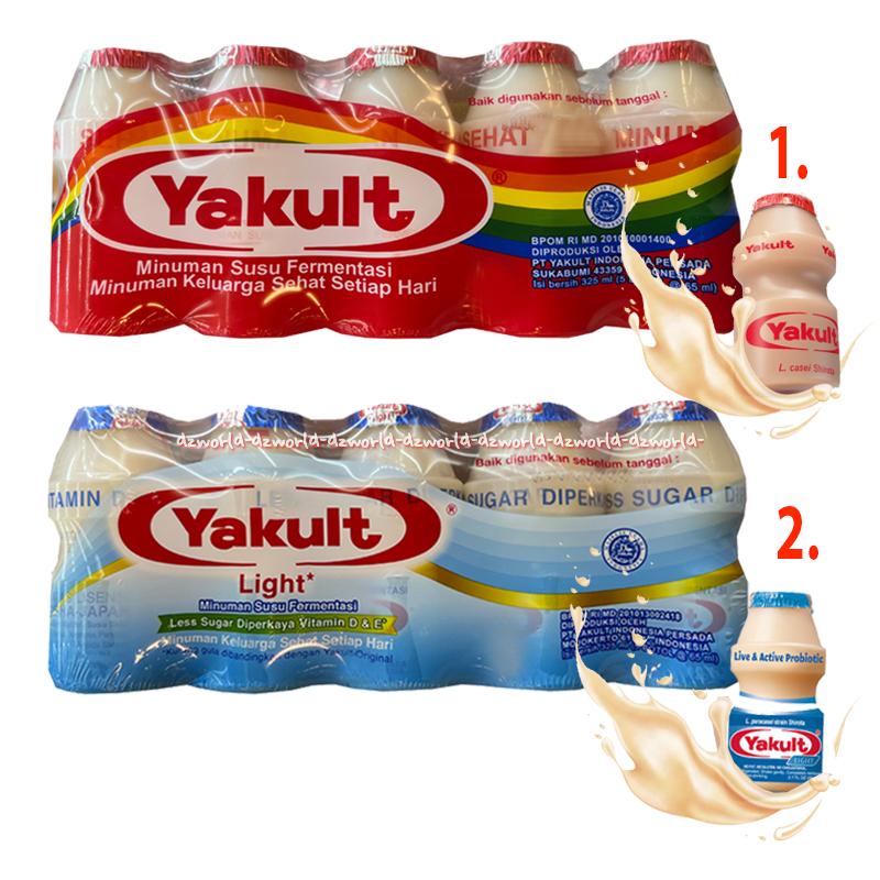Jual Yakult 5botol Minuman Susu Fermentasi Minuman Keluarga Sehat ...