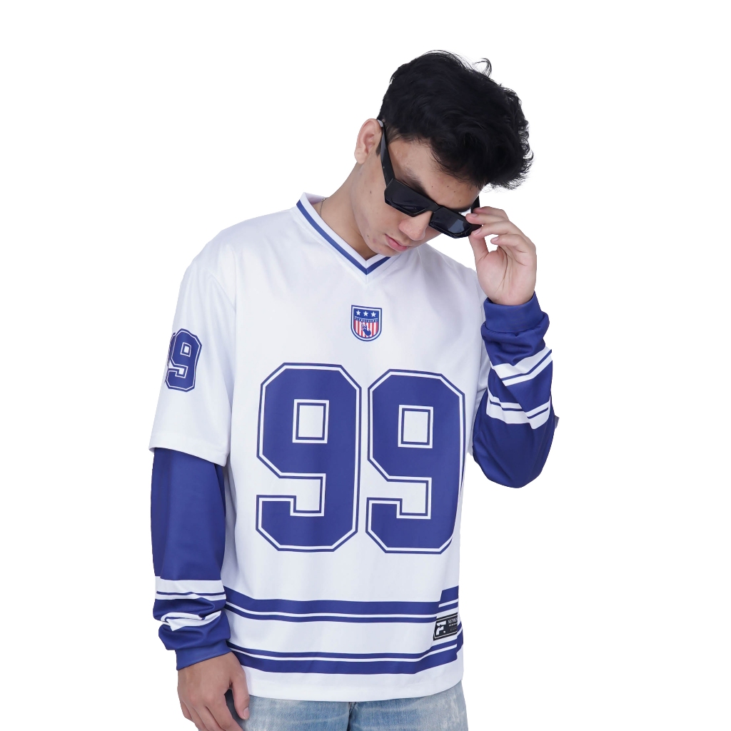 Jual Flame / 99 / Longsleeve Double Layer / Jersey / Streetwear / Korea ...