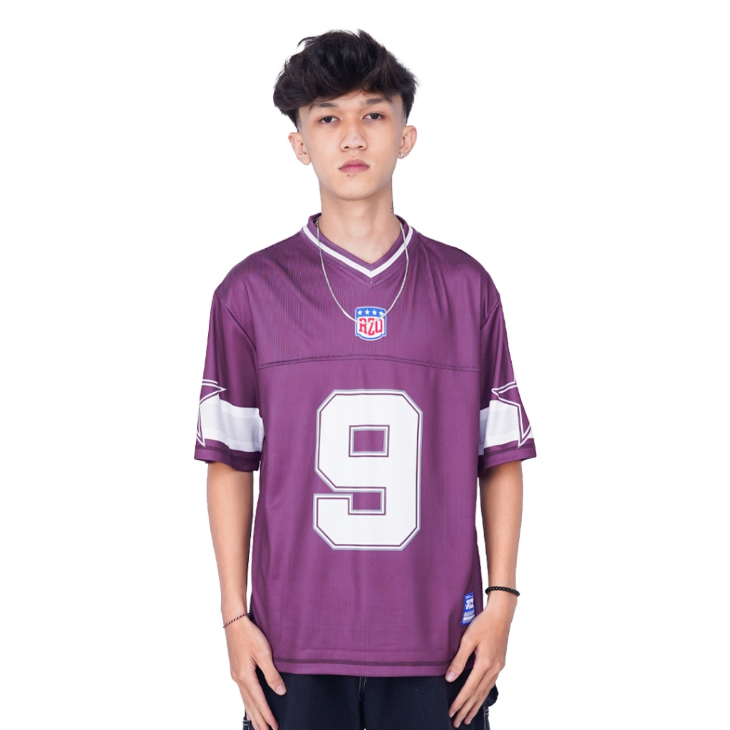 Jual RZQ / 9 / Number Series / Jersey / Streetwear / Oversize / Music ...