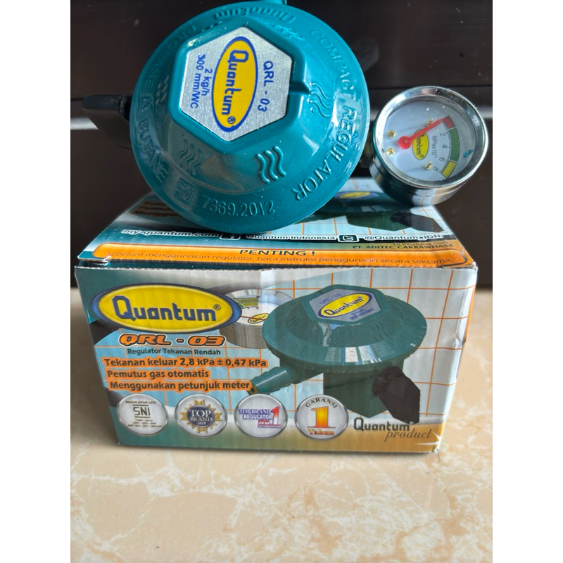 Jual QUANTUM REGULATOR GAS ELPIJI QRL03 AUTO METER TEKANAN RENDAH ...