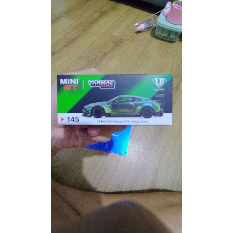 Jual MINI GT 145 LBWK NISSAN GTR R35 MAGIC GREEN | Shopee Indonesia