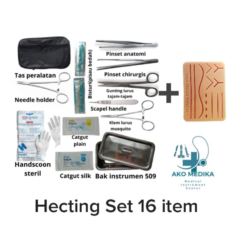 Jual Hecting Set 16 item MARWA Stainless Steel / Minor Set Paket ...