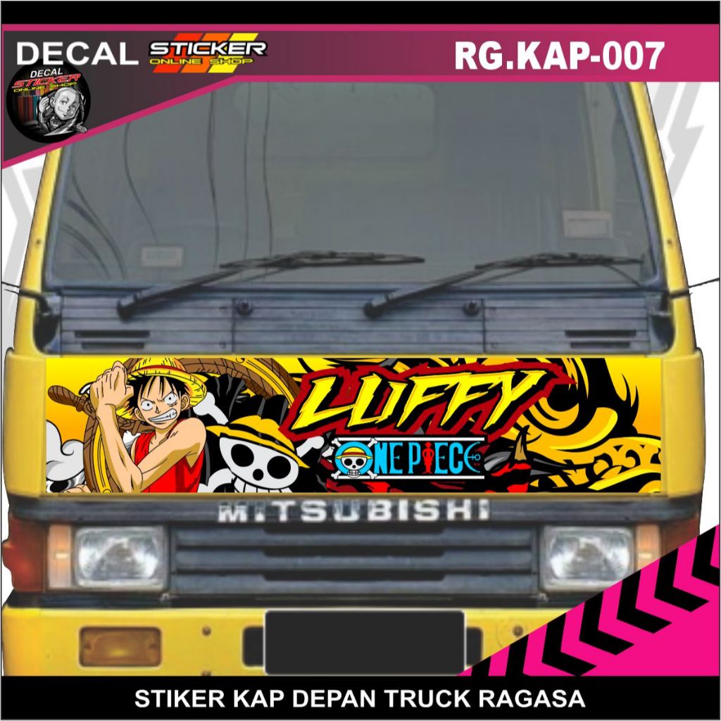 Jual STIKER MOBIL RAGASA TRUCK DECAL PRINT KAP DEPAN VARIASI ONEPIECE ...