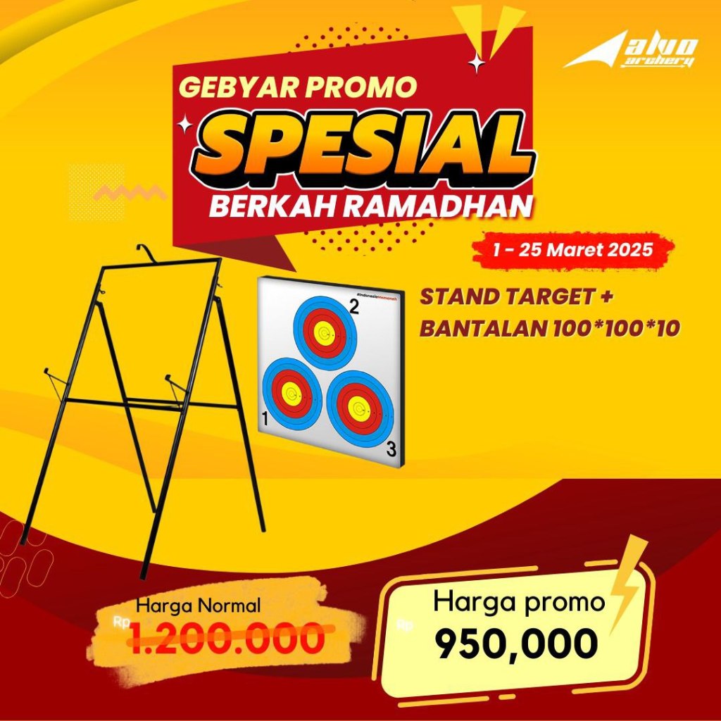 Jual GEBYAR PROMO BANTALAN TARGET + STAND TARGET ARCHERY SPESIAL ...