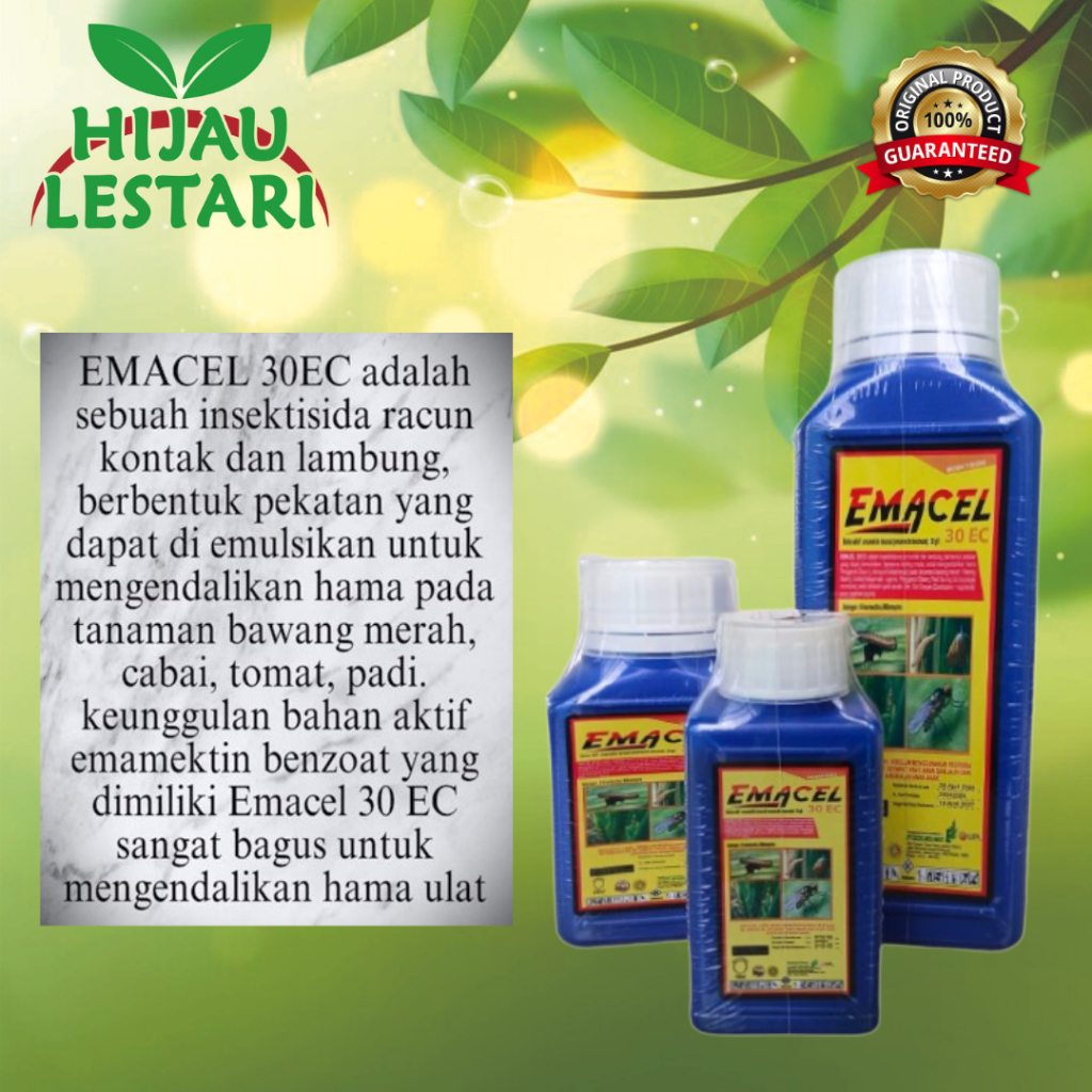 Jual EMACEL 30EC - Insektisida ampuh mengendalikan ulat , wereng coklat ...