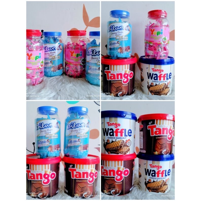 Jual Dilan Yupi Tango Fullo paket isi 4 toples/jar | Shopee Indonesia