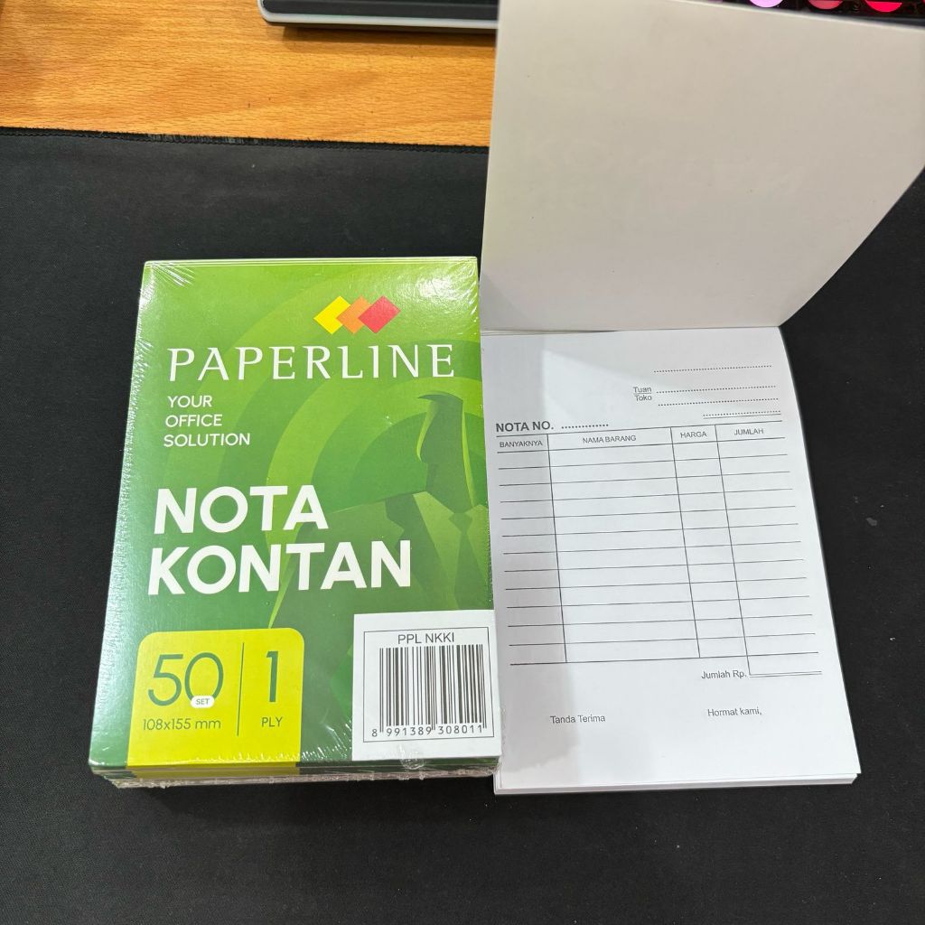Jual Buku Nota Kontan 1 Ply Kecil Paperline / Nota Kontan 1 rangkap ...